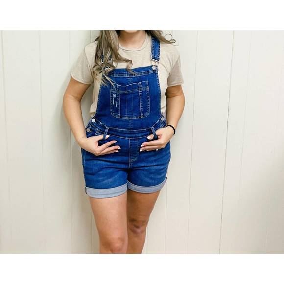 Judy Blue | Jeans | New Judy Blue High Waisted Destroy Short Overall In ...